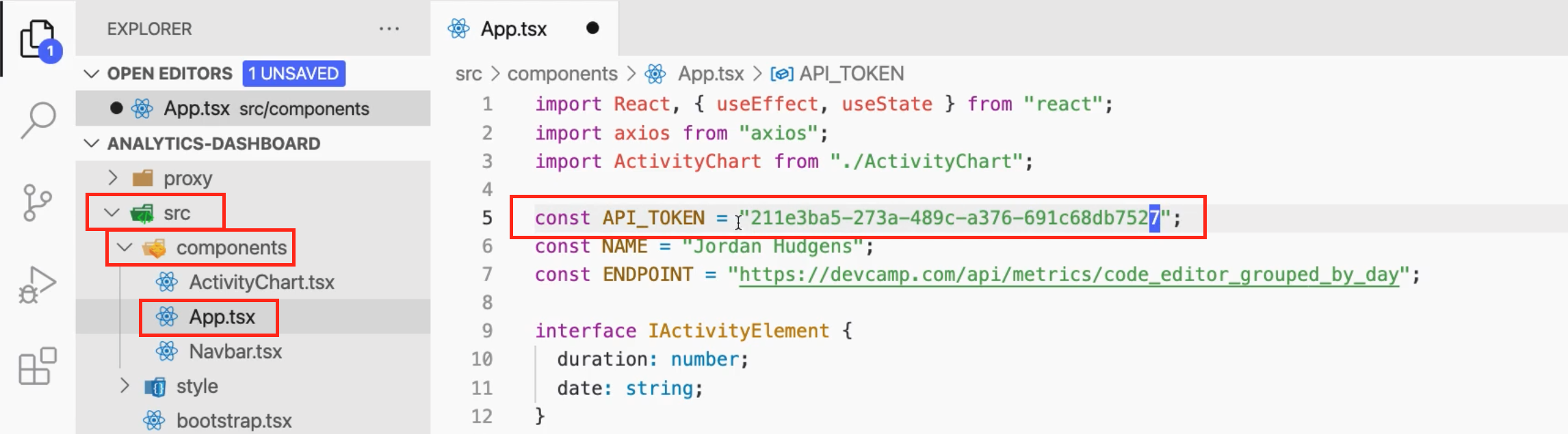 Building the Code Editor Activity Visualization Dashboard